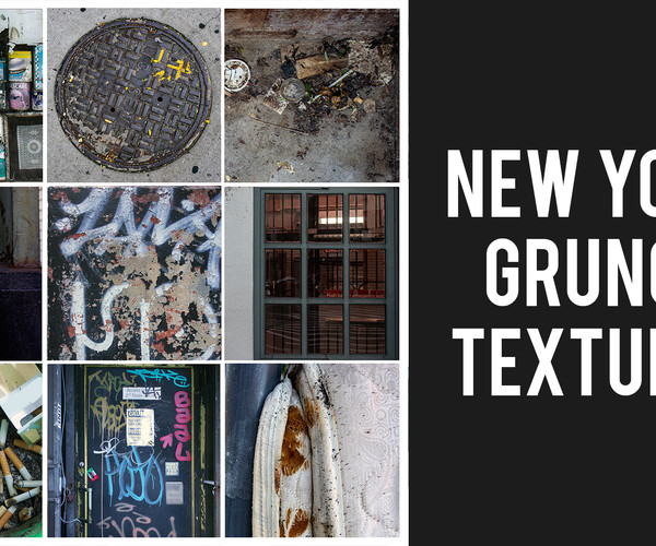 ArtStation - NEW YORK GRUNGE TEXTURES | Resources