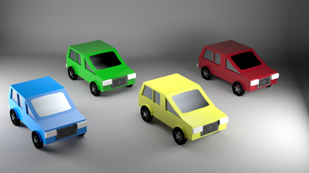 ArtStation - Low Poly Cars | Resources
