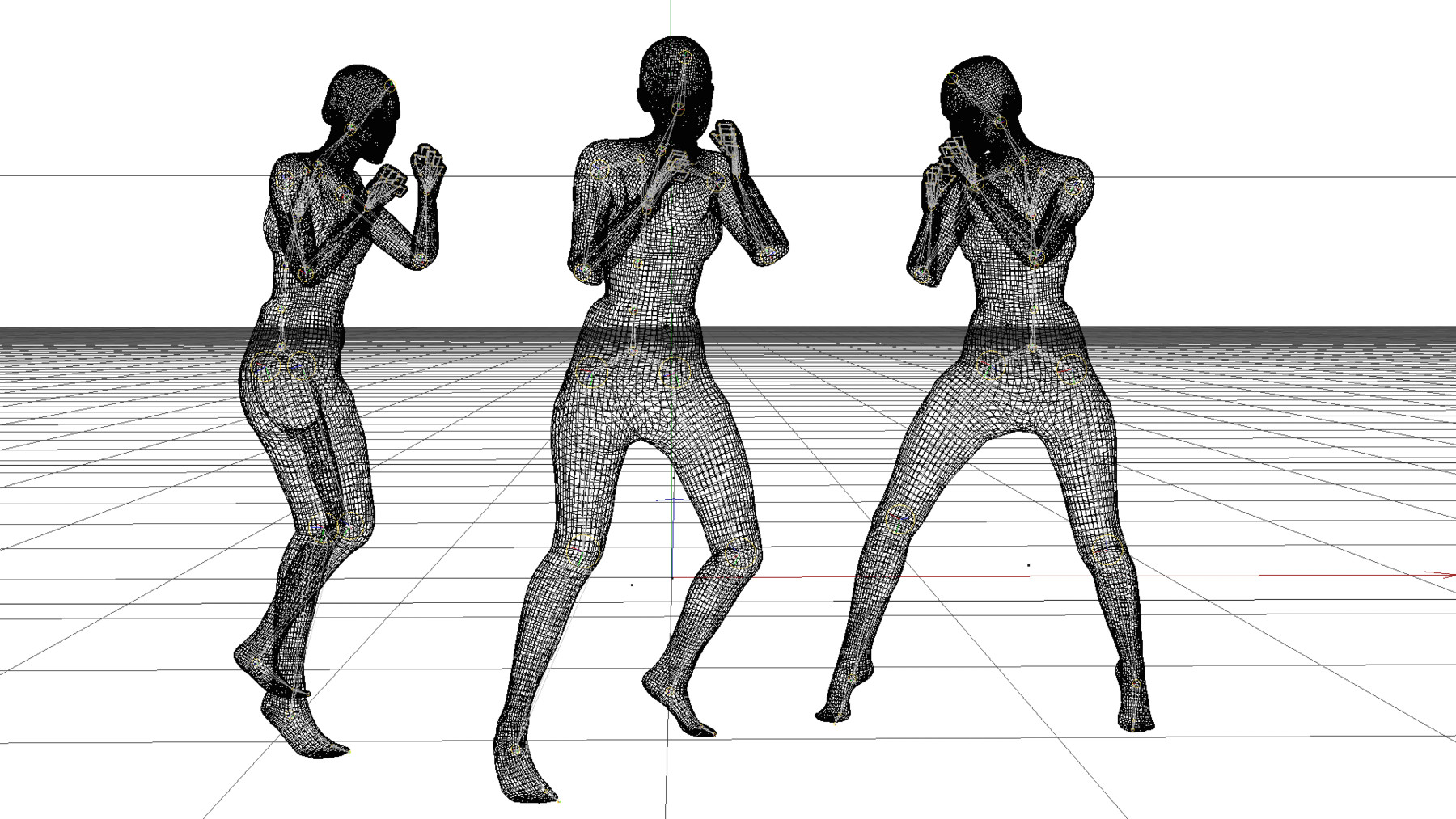 ArtStation - Scanned rigged female (woman) 04 | Game Assets