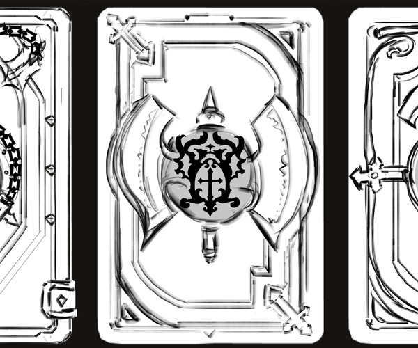ArtStation - CARDBACK DESIGN Walkthrough Tutorial | Tutorials