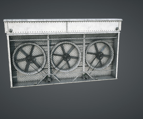 ArtStation - Vents Triple Fan | Game Assets