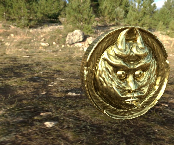 ArtStation - Demon coin | Resources