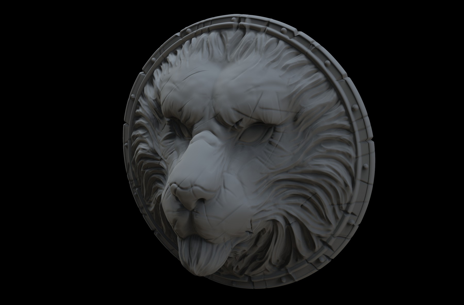 ArtStation - Lion Shield for game or movie | Resources