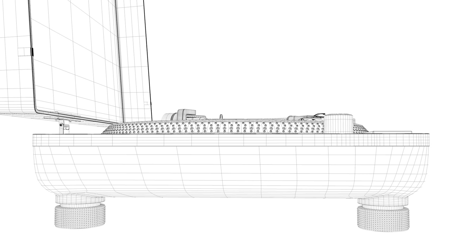 ArtStation - Technics Turntable Vinyl Record Player 3D Model | Resources