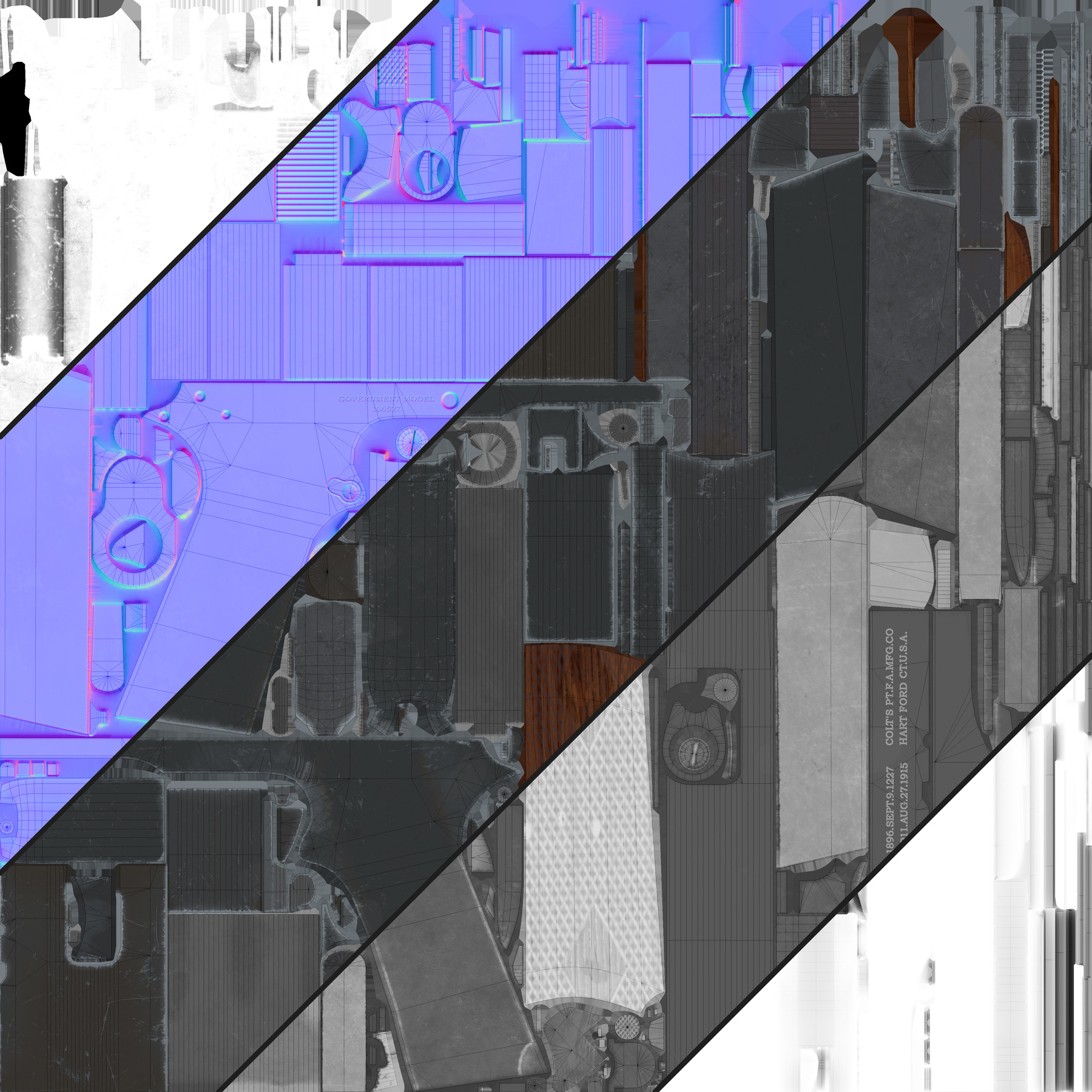 ArtStation - Colt 1911 | Game Assets