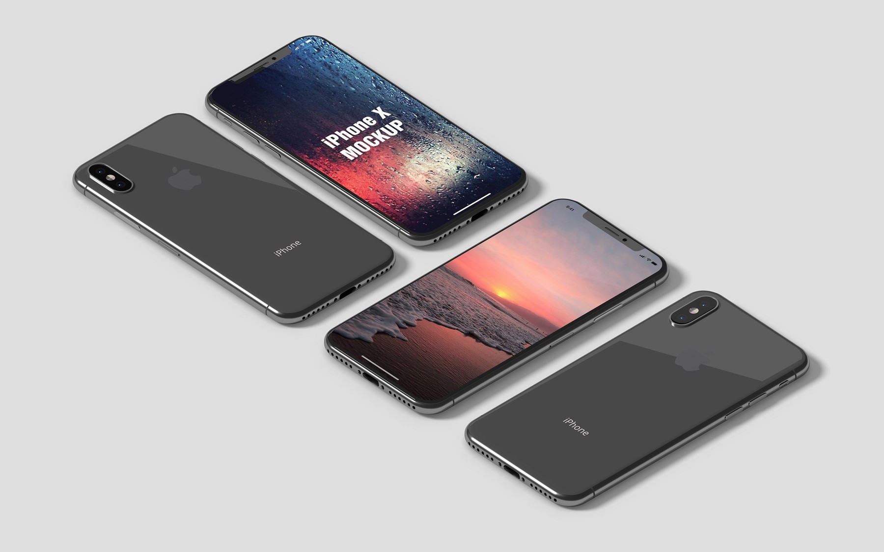 ArtStation - Isometric iPhone X Mockup | Artworks
