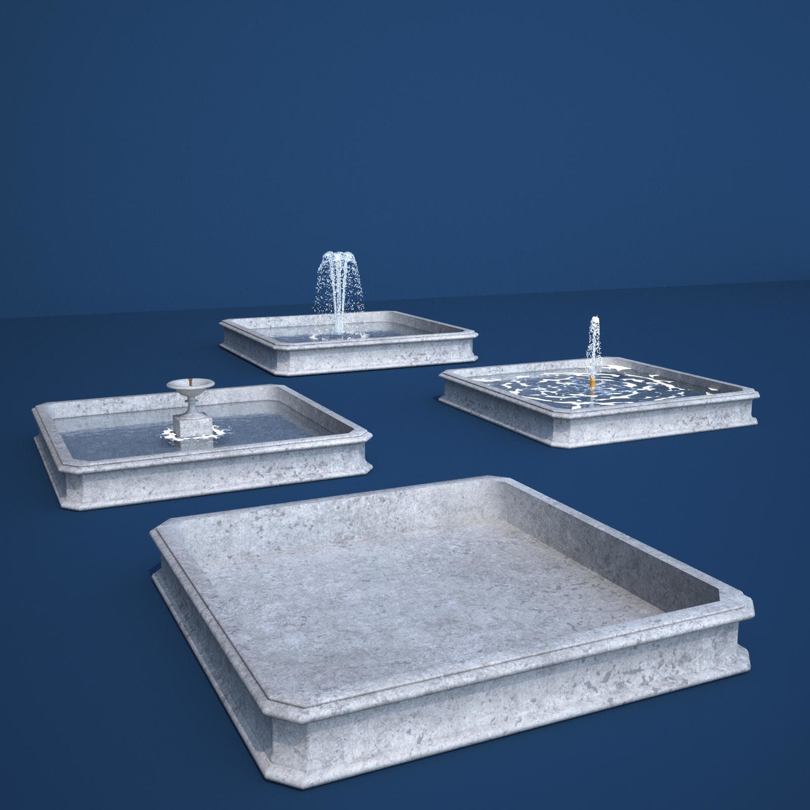 ArtStation - FountainMaker Kit - Basins And Fountains | Resources