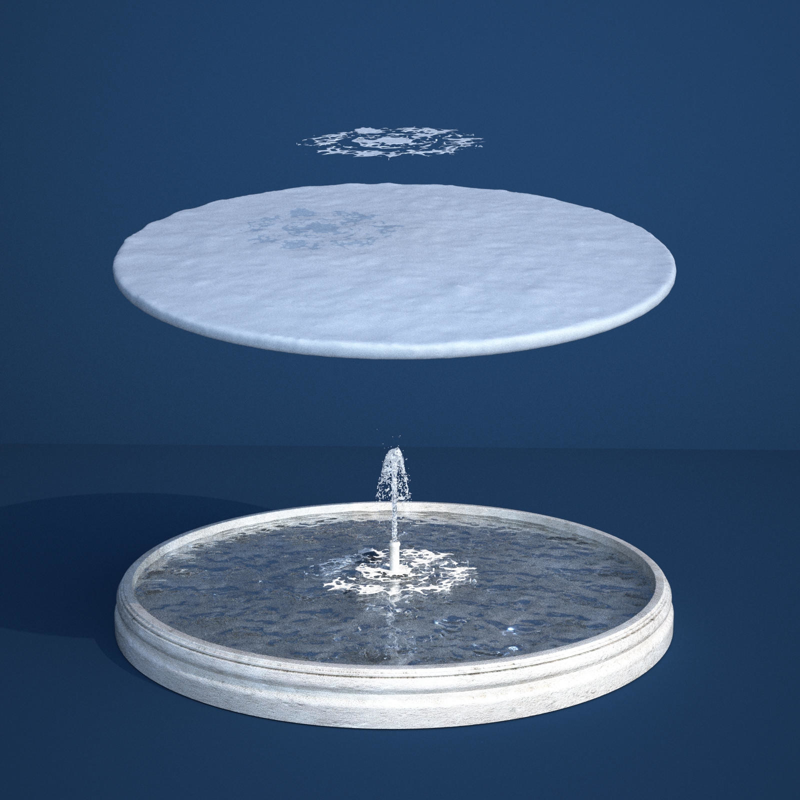 ArtStation - FountainMaker Kit - Round Basin Disks | Resources