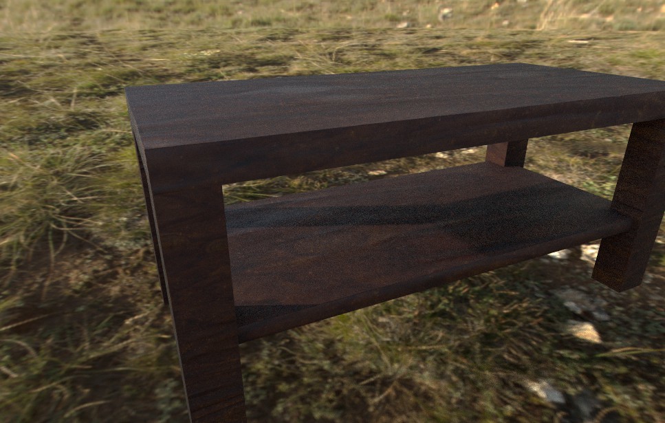 ArtStation - Low poly wooden table | Resources