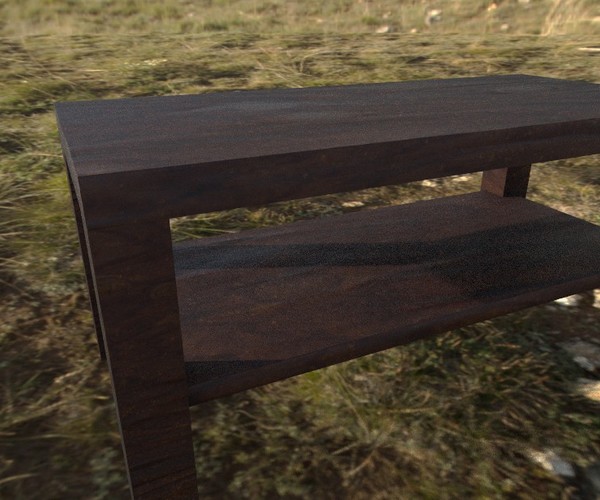 ArtStation - Low poly wooden table | Resources