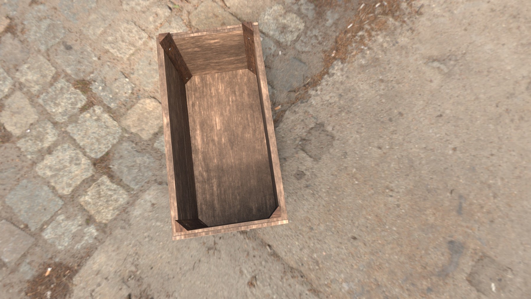 ArtStation - low poly wooden Box | Resources