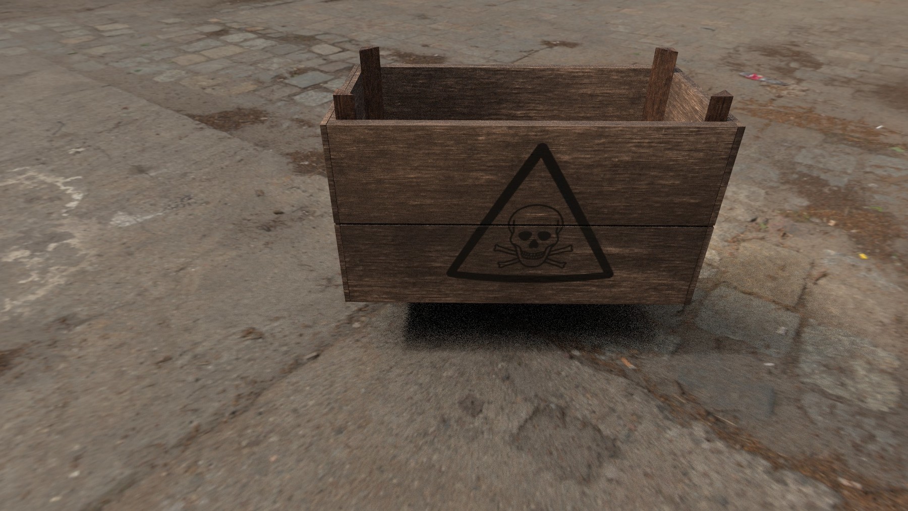 ArtStation - low poly wooden Box | Resources