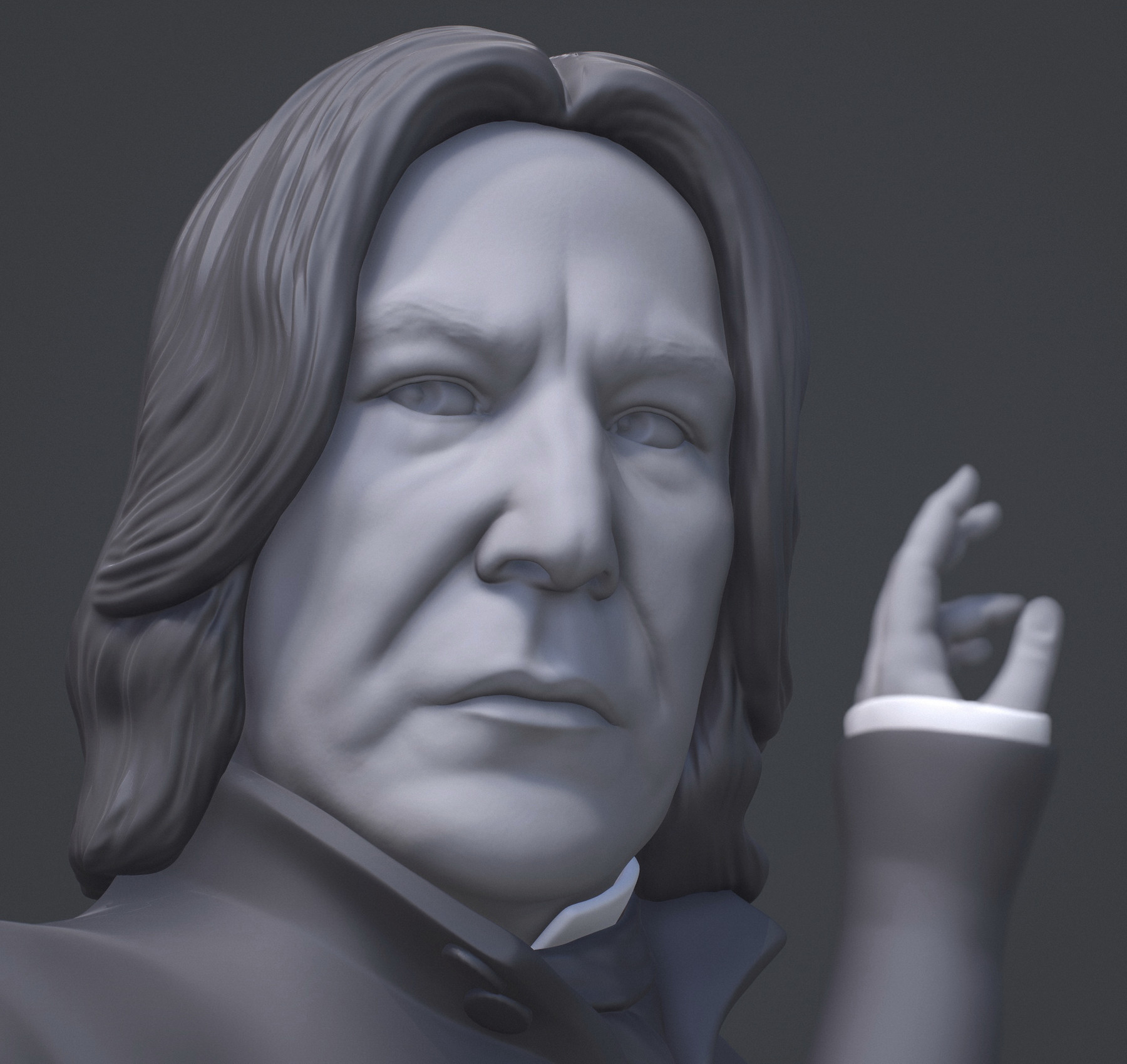 ArtStation - Severus Snape (Harry Potter tribute) statue for 3d print ...