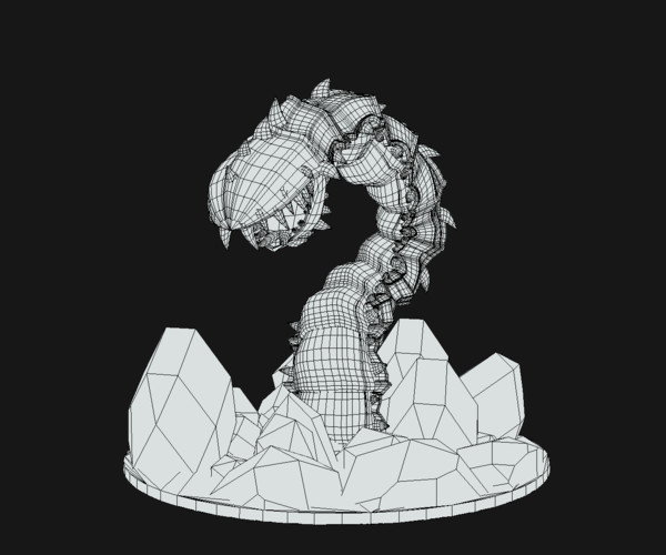 ArtStation - DnD - Purple Worm - Ready to print | Resources