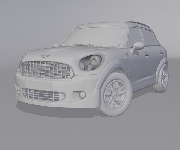 ArtStation - MINI COOPER COUNTRYMAN 2010 | Resources