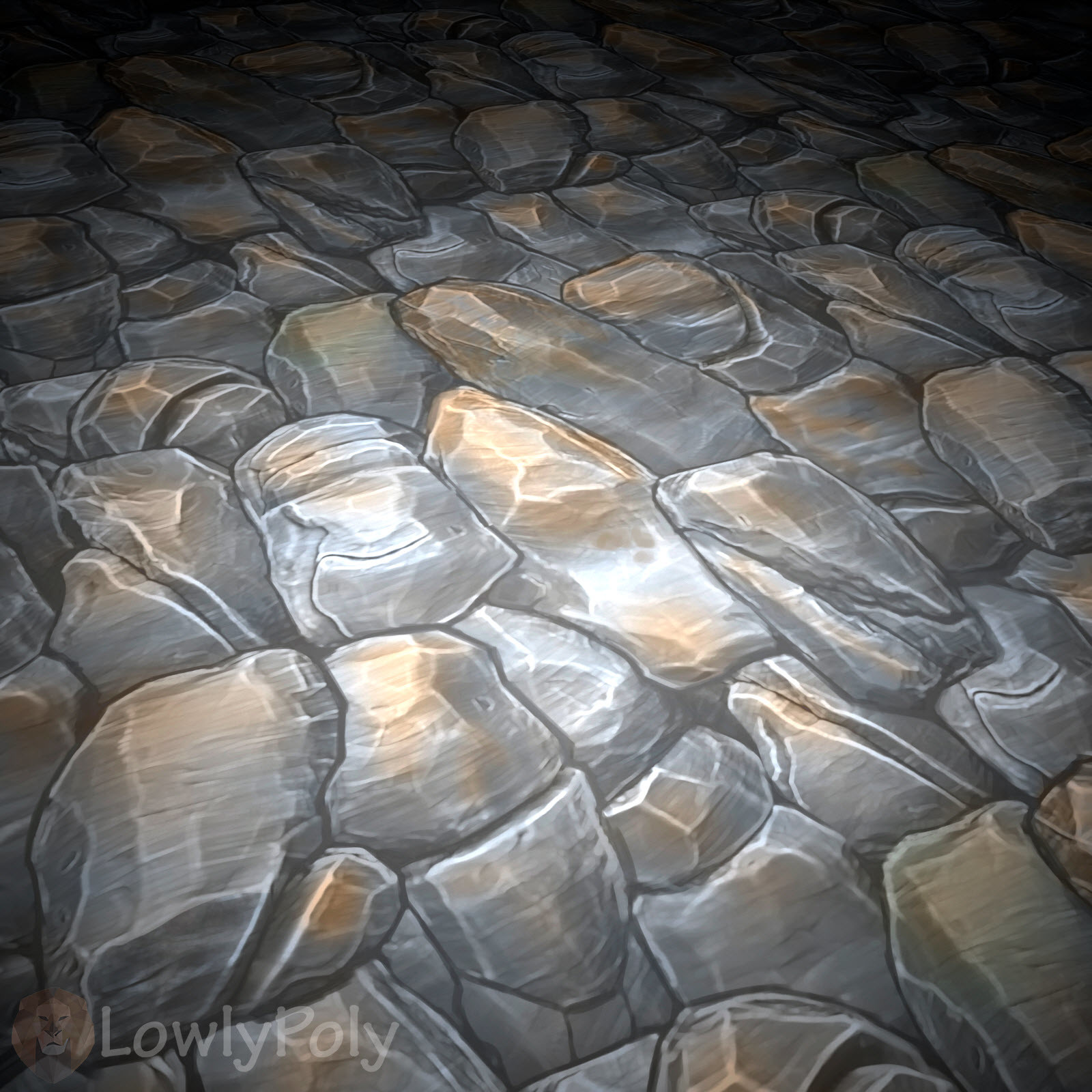 ArtStation - Stylized Rocks Vol.15 - Hand Painted Texture Pack | Game ...