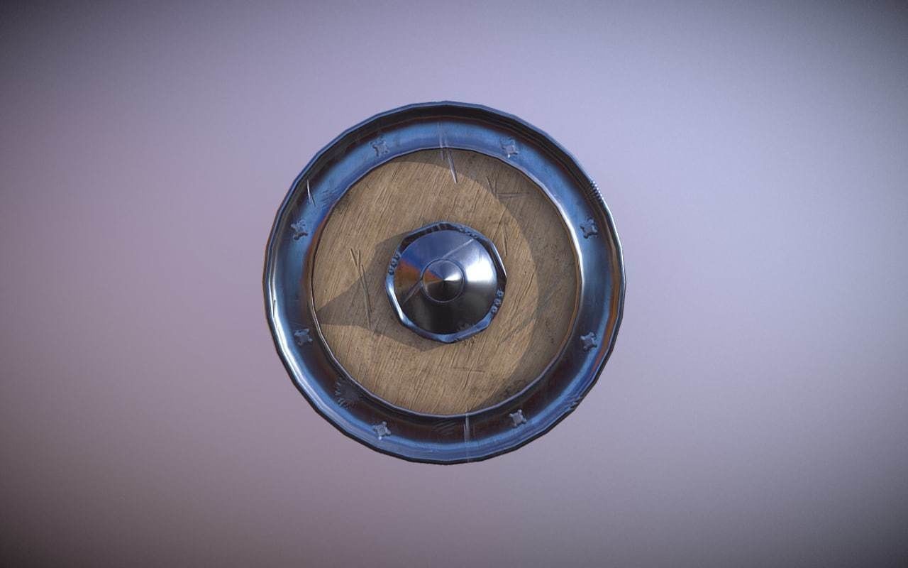 ArtStation - Round Shield | Game Assets
