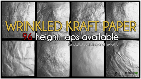 ArtStation - Kraft paper alphas megapack - 96 alphas for digital ...