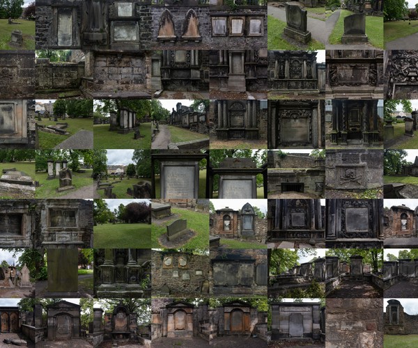 ArtStation - Reference Pack - Cemetery Reference Pack - 200+ Royalty ...