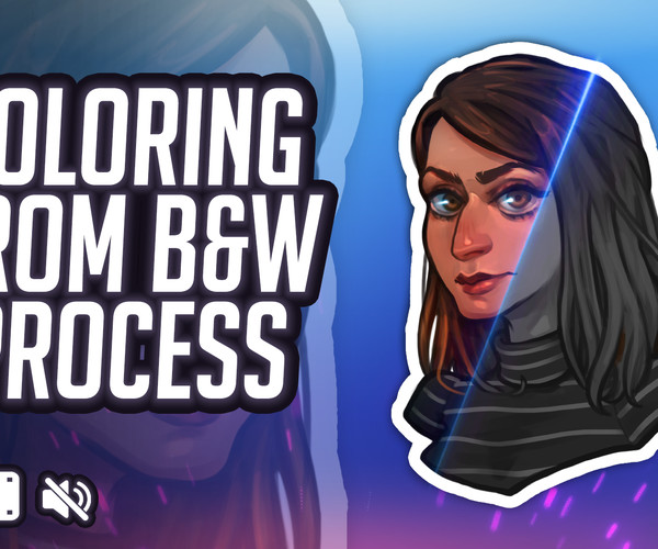 ArtStation - Coloring from B&W Process | Tutorials