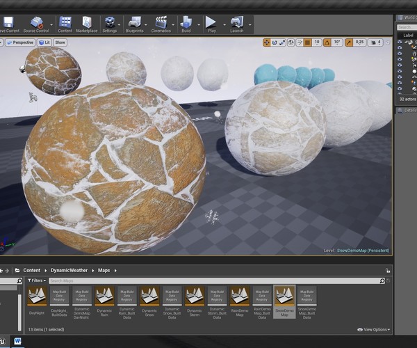ArtStation - DYNAMIC WEATHER UNREAL ENGINE 4 | Game Assets