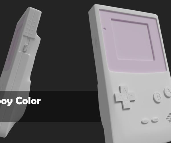 ArtStation - Gameboy Color | Resources