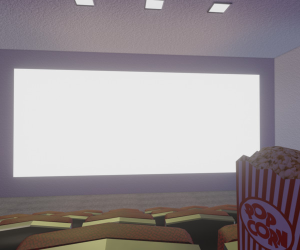 ArtStation - Cinema - Low Poly - VR | Game Assets