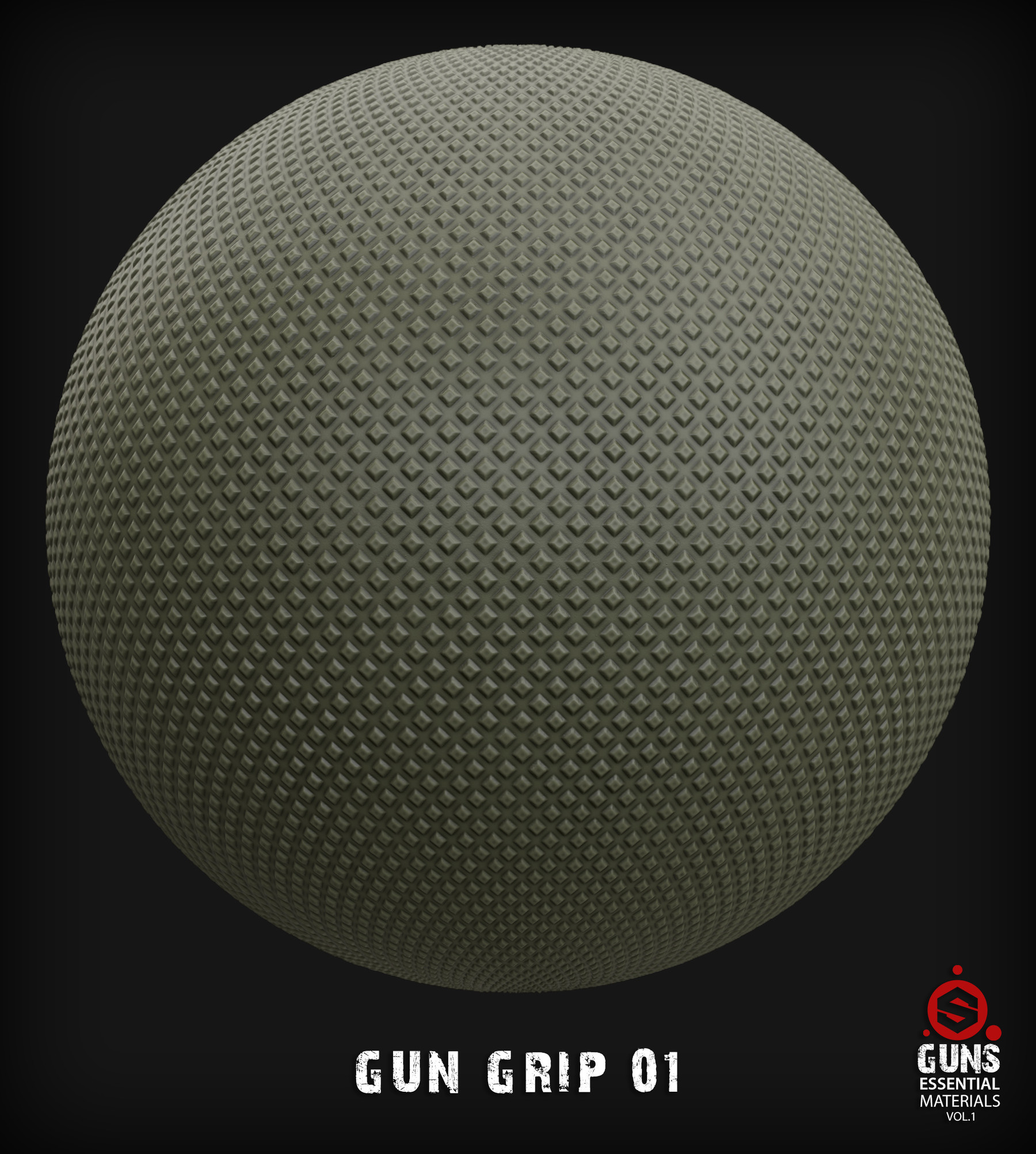 ArtStation - Guns Essential Materials Vol.01 | Game Assets