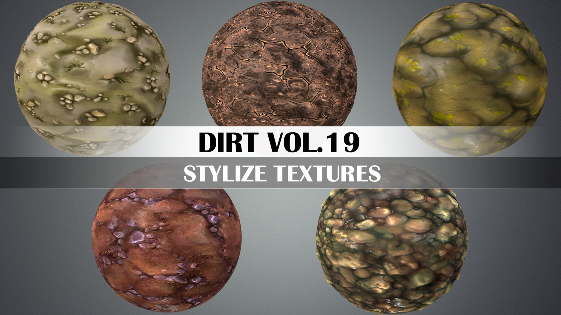 ArtStation - Stylized Dirt Vol.19 - Hand Painted Texture Pack | Game Assets