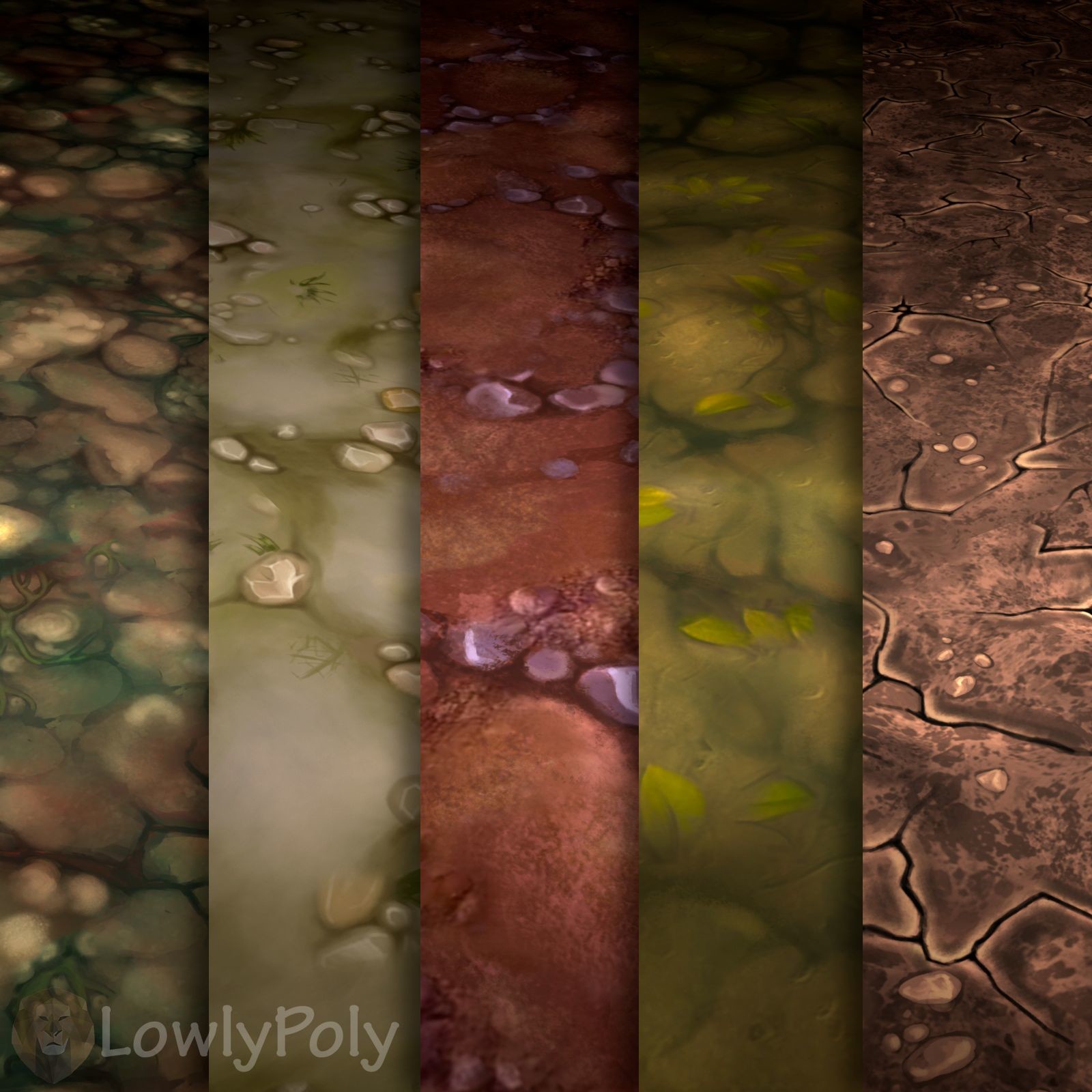 ArtStation - Stylized Dirt Vol.19 - Hand Painted Texture Pack | Game Assets