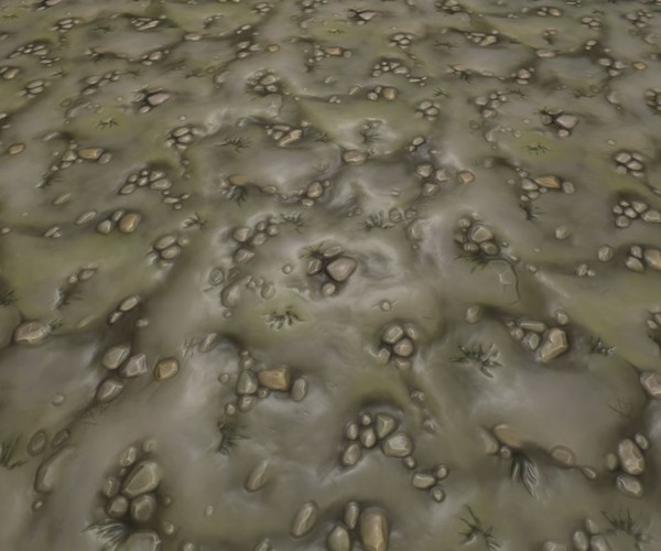 ArtStation - Stylized Dirt Vol.19 - Hand Painted Texture Pack | Game Assets