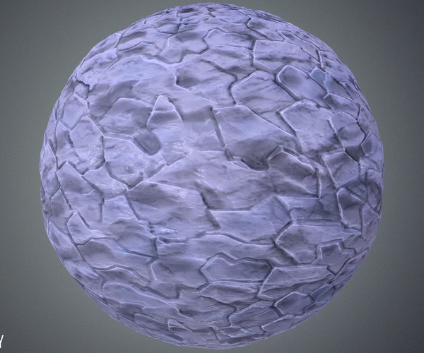 ArtStation - Stylized Snow Vol.20 - Hand Painted Texture Pack | Game Assets