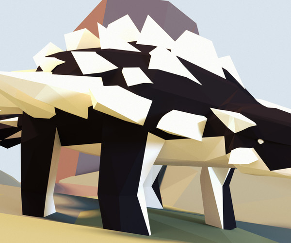 ArtStation - Low Poly Dinosaurs Pack | Resources