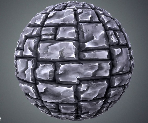 ArtStation - Stylized Stone Vol.31 - Hand Painted Texture | Game Assets