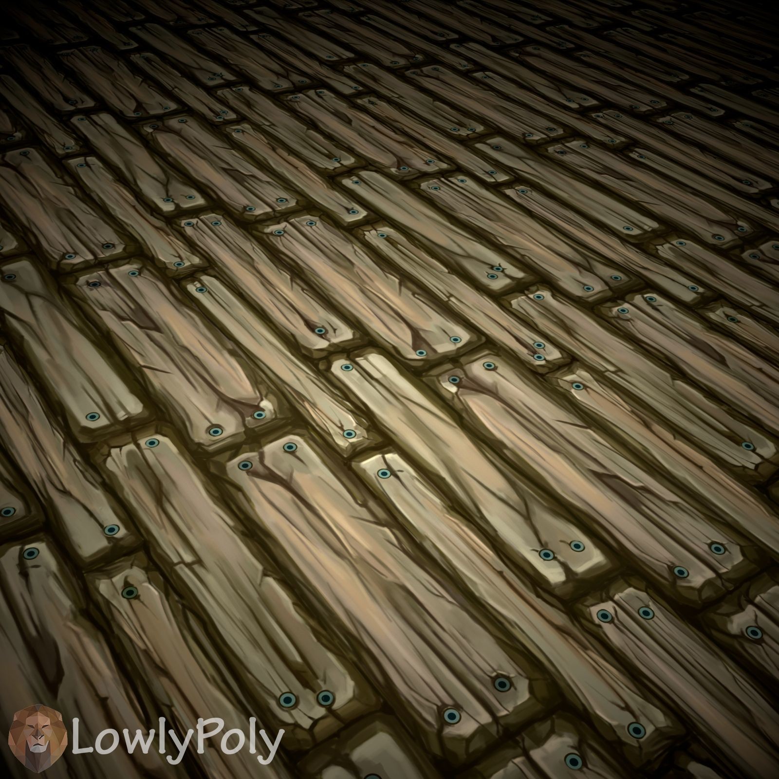 ArtStation - Stylized Wood Vol.33 - Hand Painted Texture | Game Assets