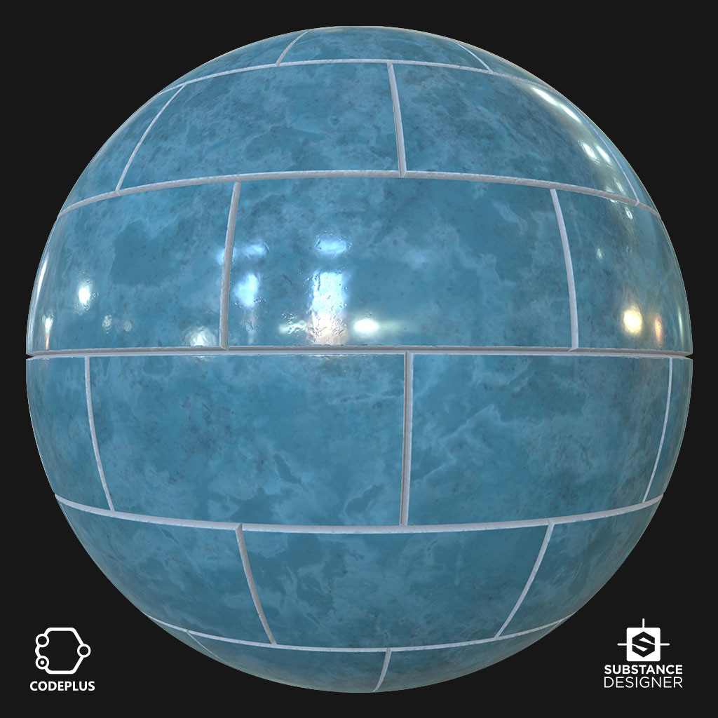 ArtStation - Marble tiles - Substance Designer | Resources