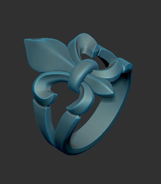 ArtStation - Ring Lily 3D print model | Resources