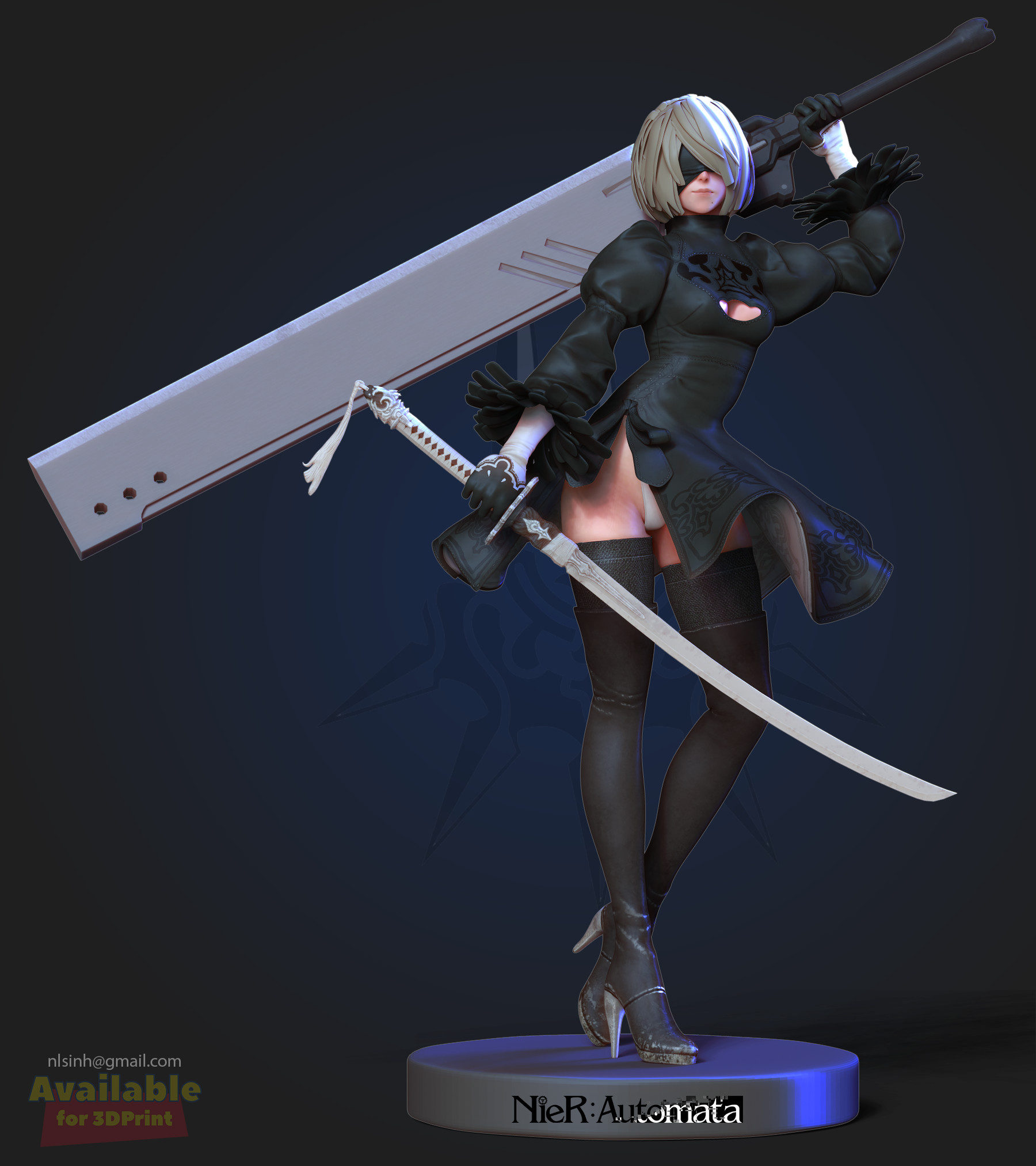 ArtStation - 2B - Nier Fanart | Resources