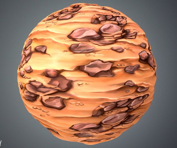 ArtStation - Stylized Sand Vol.40 - Hand Painted Texture Pack | Game Assets