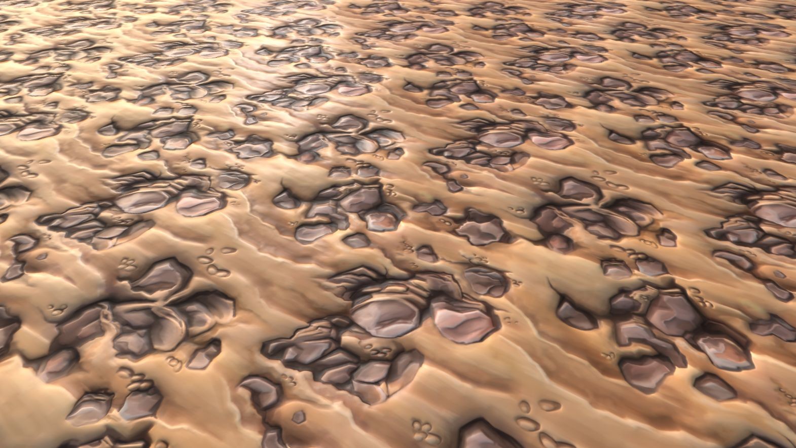 ArtStation - Stylized Sand Vol.40 - Hand Painted Texture Pack | Game Assets