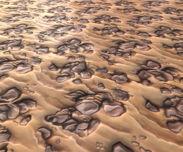 ArtStation - Stylized Sand Vol.40 - Hand Painted Texture Pack | Game Assets