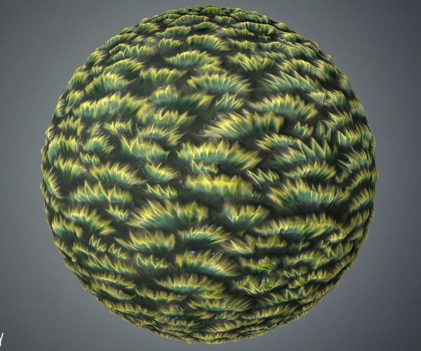 ArtStation - Stylized Grass Vol.42 - Hand Painted Texture Pack | Game ...