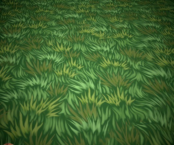 ArtStation - Stylized Grass Vol.42 - Hand Painted Texture Pack | Game ...