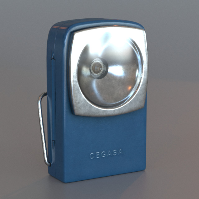 ArtStation - VIntage Flashlight | Resources