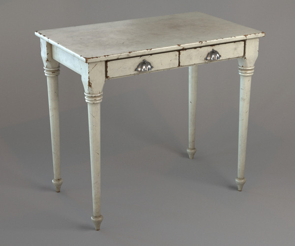 ArtStation - Old white table | Resources