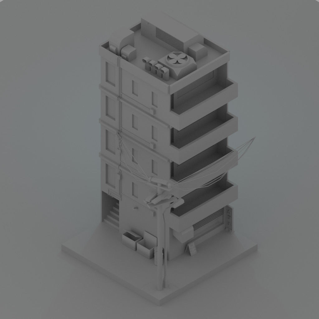 ArtStation - Low Poly Isometric Apartment (.FBX/ .OBJ) | Resources