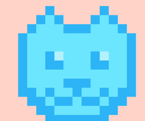 ArtStation - Blue cat | Game Assets