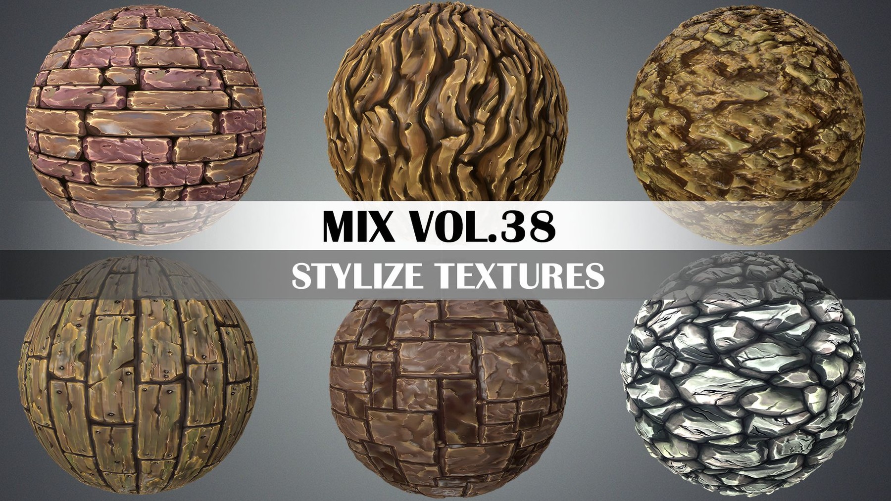 ArtStation - Stylized Texture Pack - VOL 4 | Game Assets