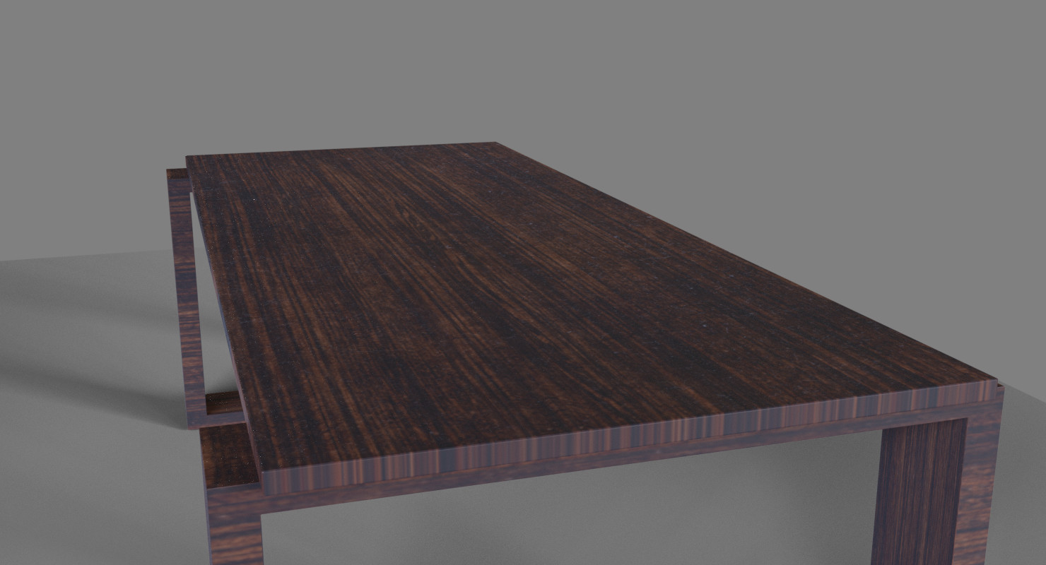 ArtStation - Wenge Hardwood Table | Resources