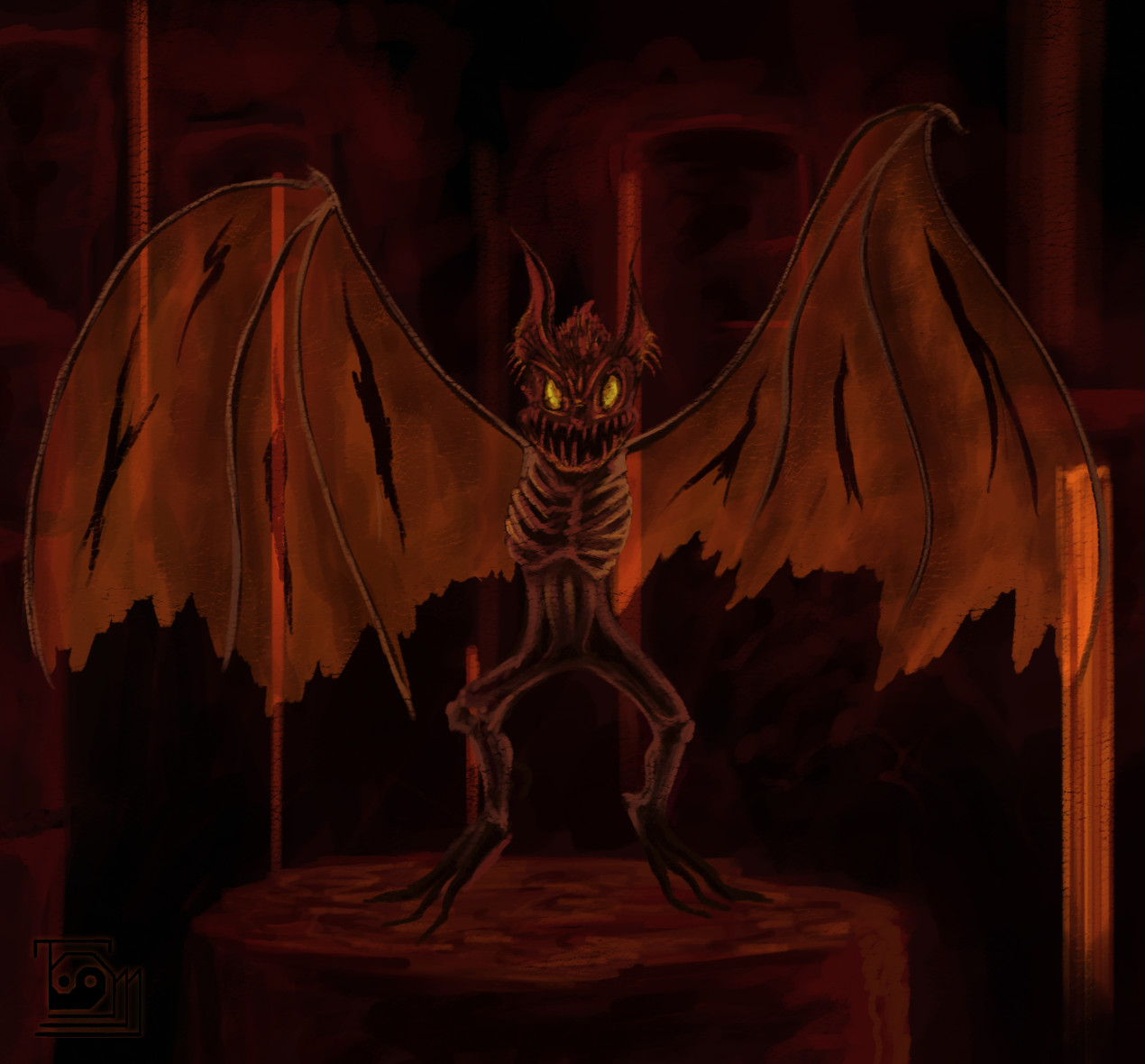 ArtStation - Bat from hell | Artworks